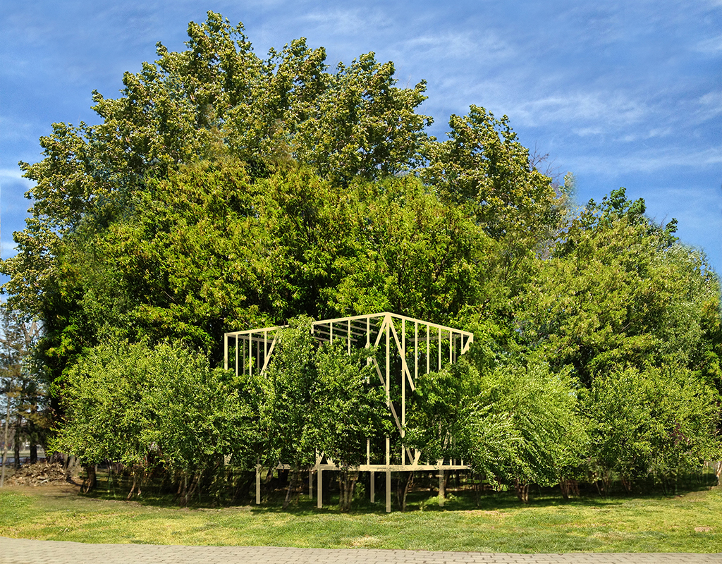 Folly 2013: tree wood - The Architectural League of New York