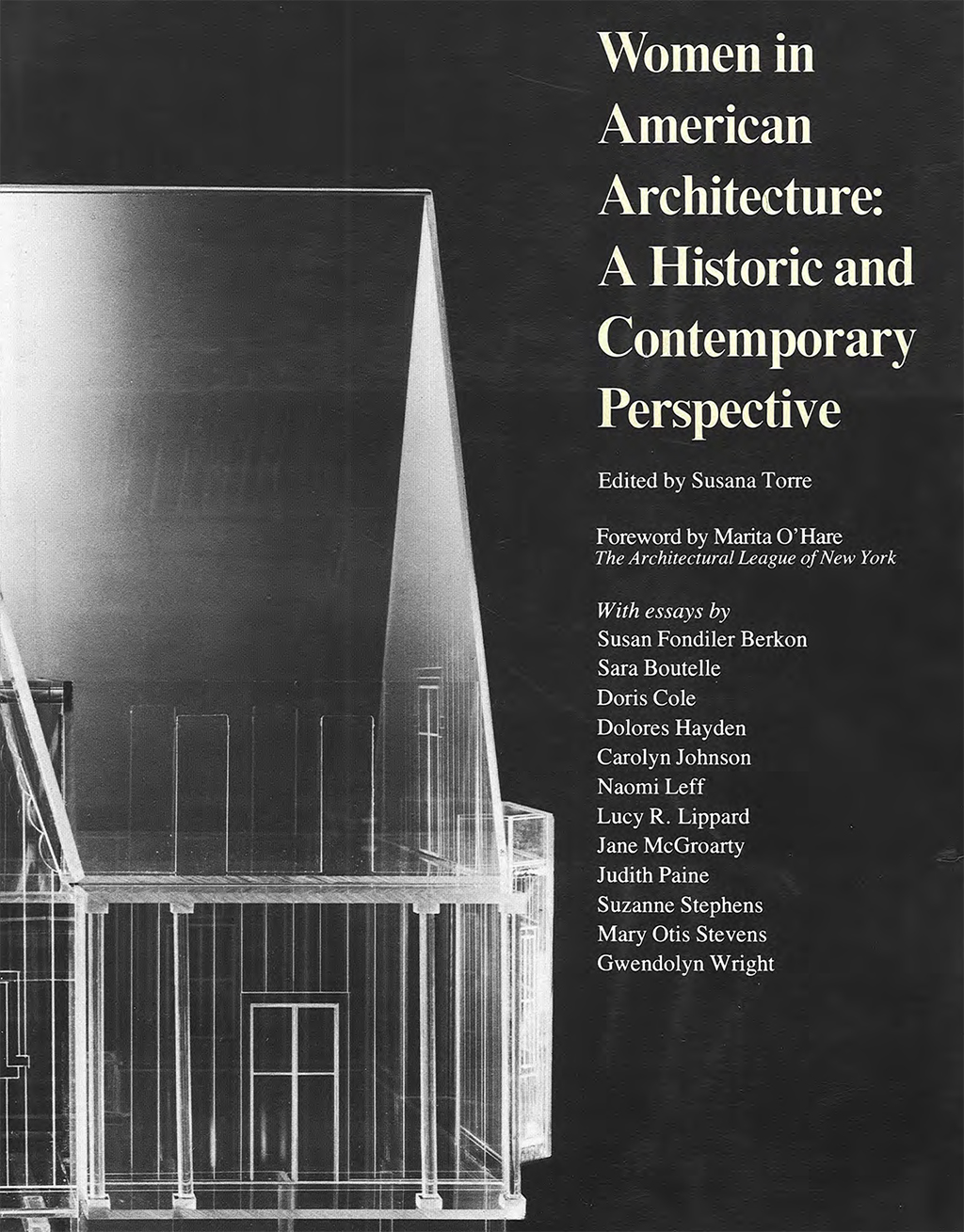 Book cover - The Architectural League of New York
