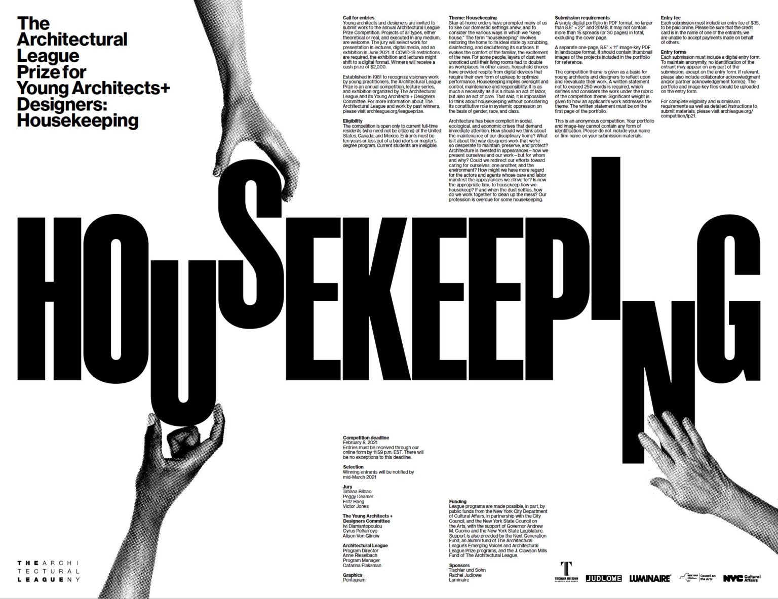 League Prize 2021: Housekeeping - The Architectural League of New York