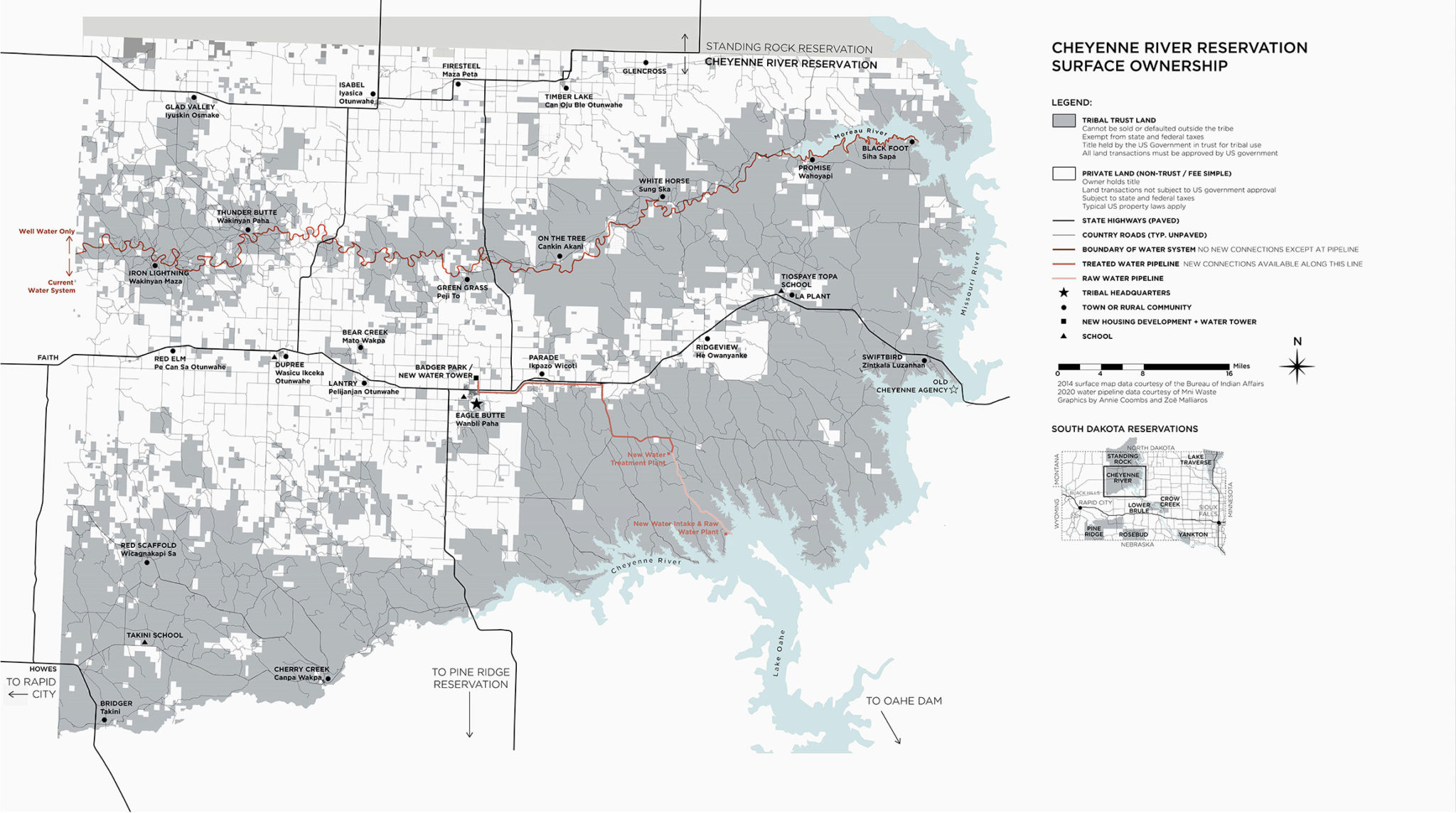 Cheyenne River Surface Ownership - The Architectural League of New York