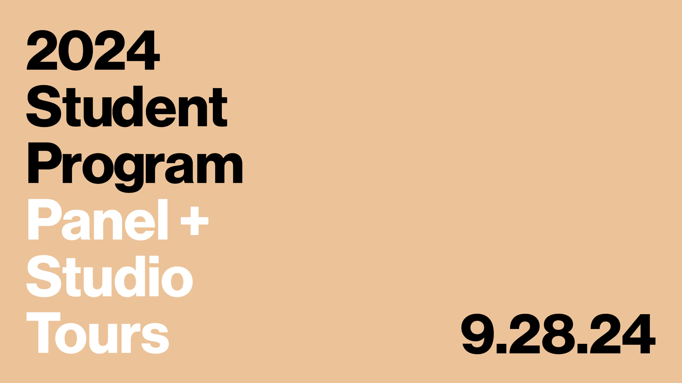 Annual Student Program 2024 - The Architectural League of New York